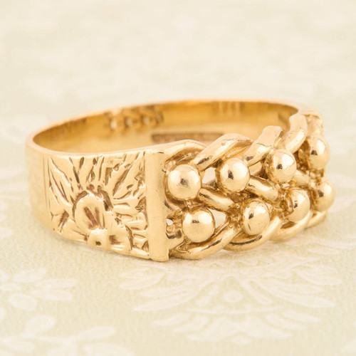 Second Hand 9ct Gold Keeper Ring - 1982 | RH Jewellers