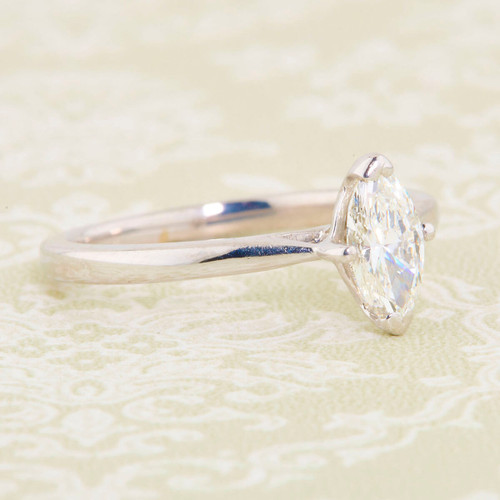 Second Hand Marquise Diamond Solitaire Ring | RH Jewellers