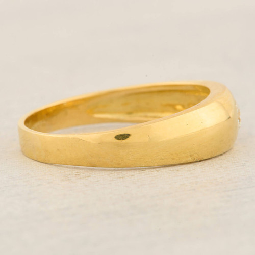Vintage 18ct Gold Diamond Gypsy Ring | RH Jewellers