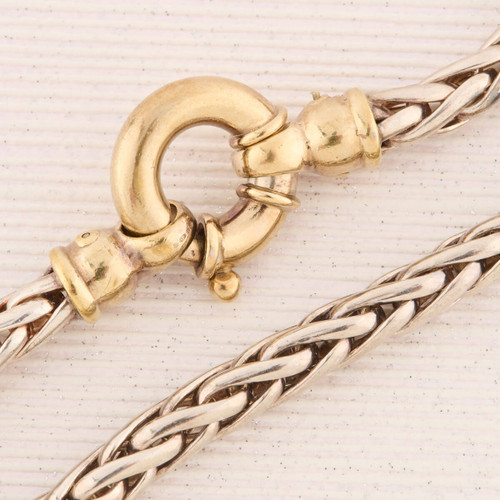 Second Hand 16" Silver Wheat Chain Necklace | RH Jewellers