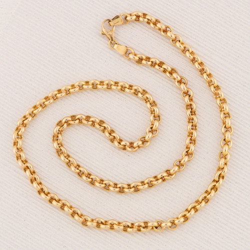 Second Hand 9ct Gold 20” Belcher Chain Necklace | RH Jewellers
