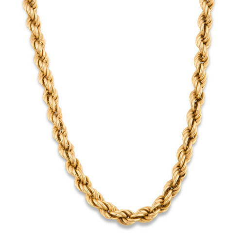 Second Hand 9ct Gold 28” Long Rope Chain | RH Jewellers