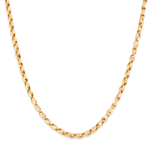 Antique 9ct Gold Double Cable Chain Necklace | RH Jewellers