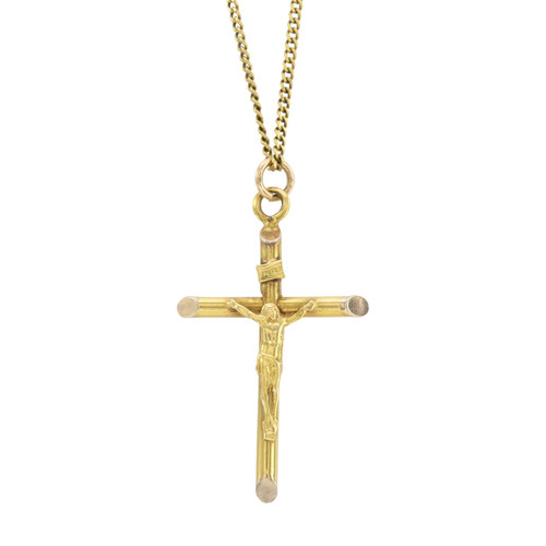 18ct gold crucifix store