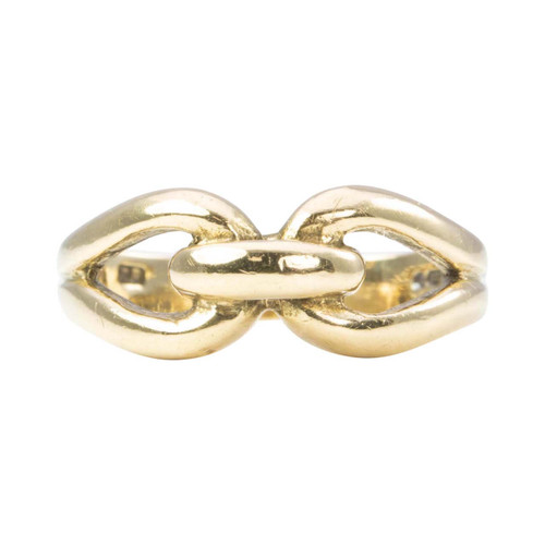 Second Hand 9ct Gold Double Loop Ring | RH Jewellers