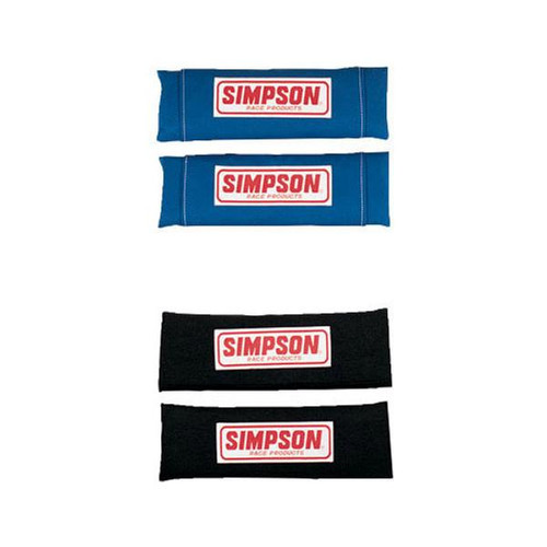 Simpson harness shoulder pads red blue black nomex