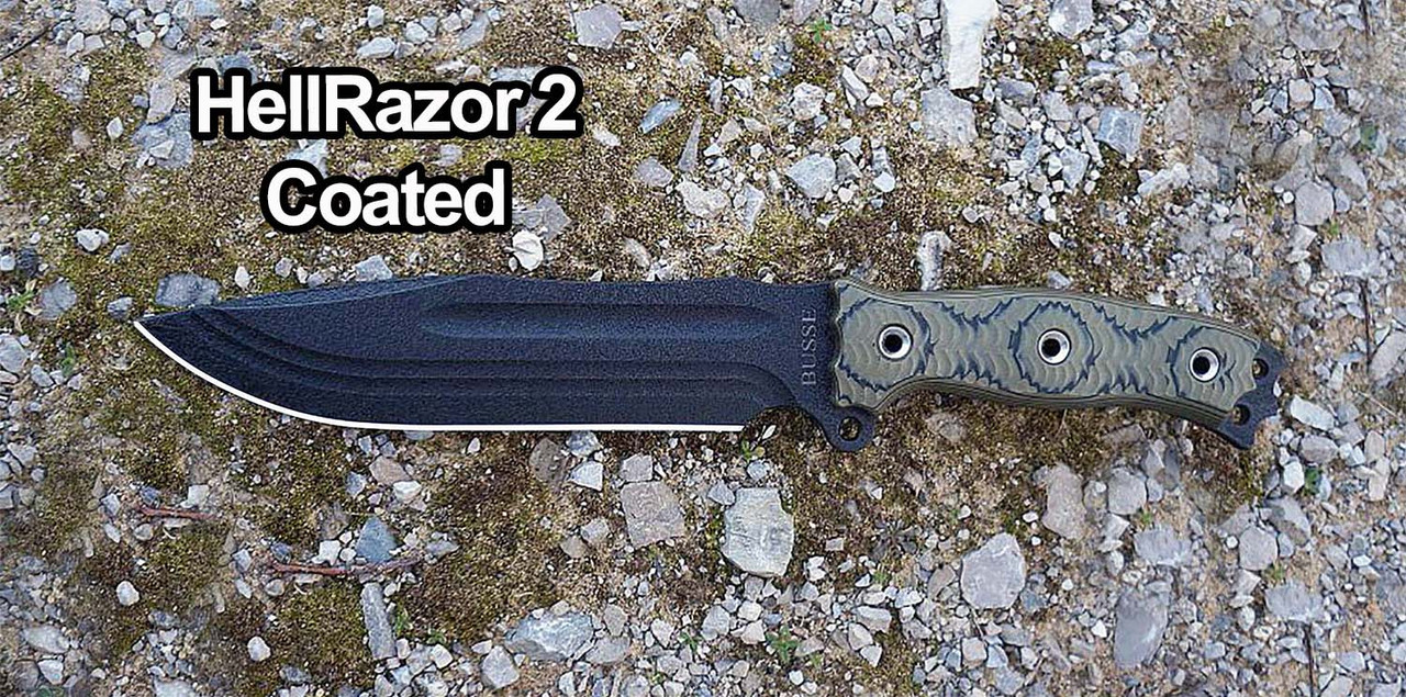 Hell Razor 2 Competition, Stonewashed or Coated Finish - BUSSE COMBAT ...