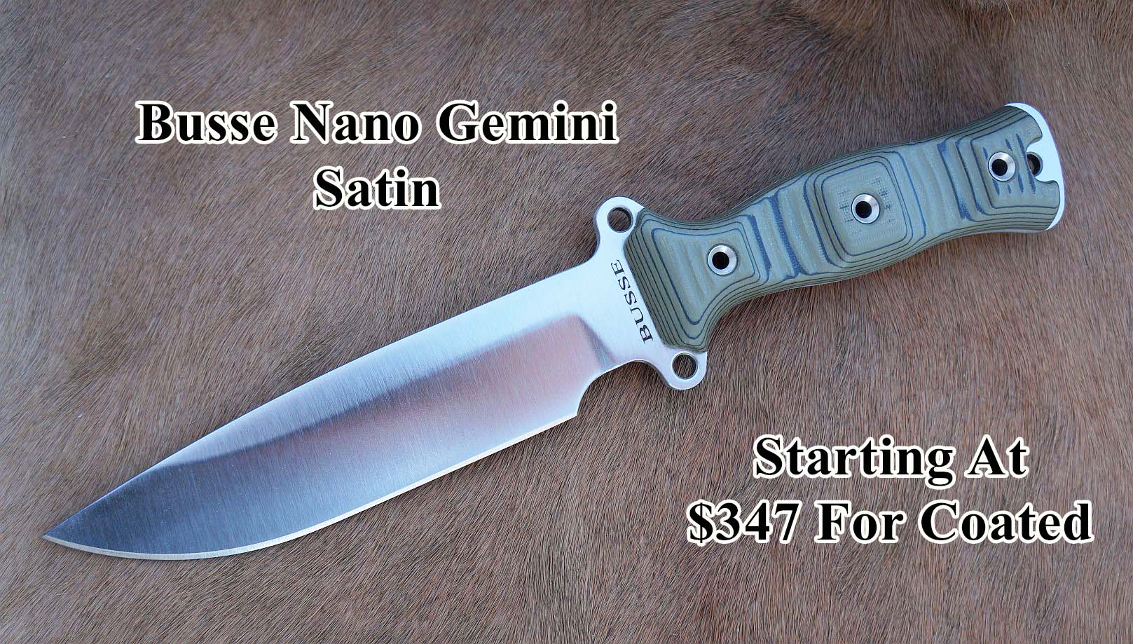 Busse Knives Team Gemini