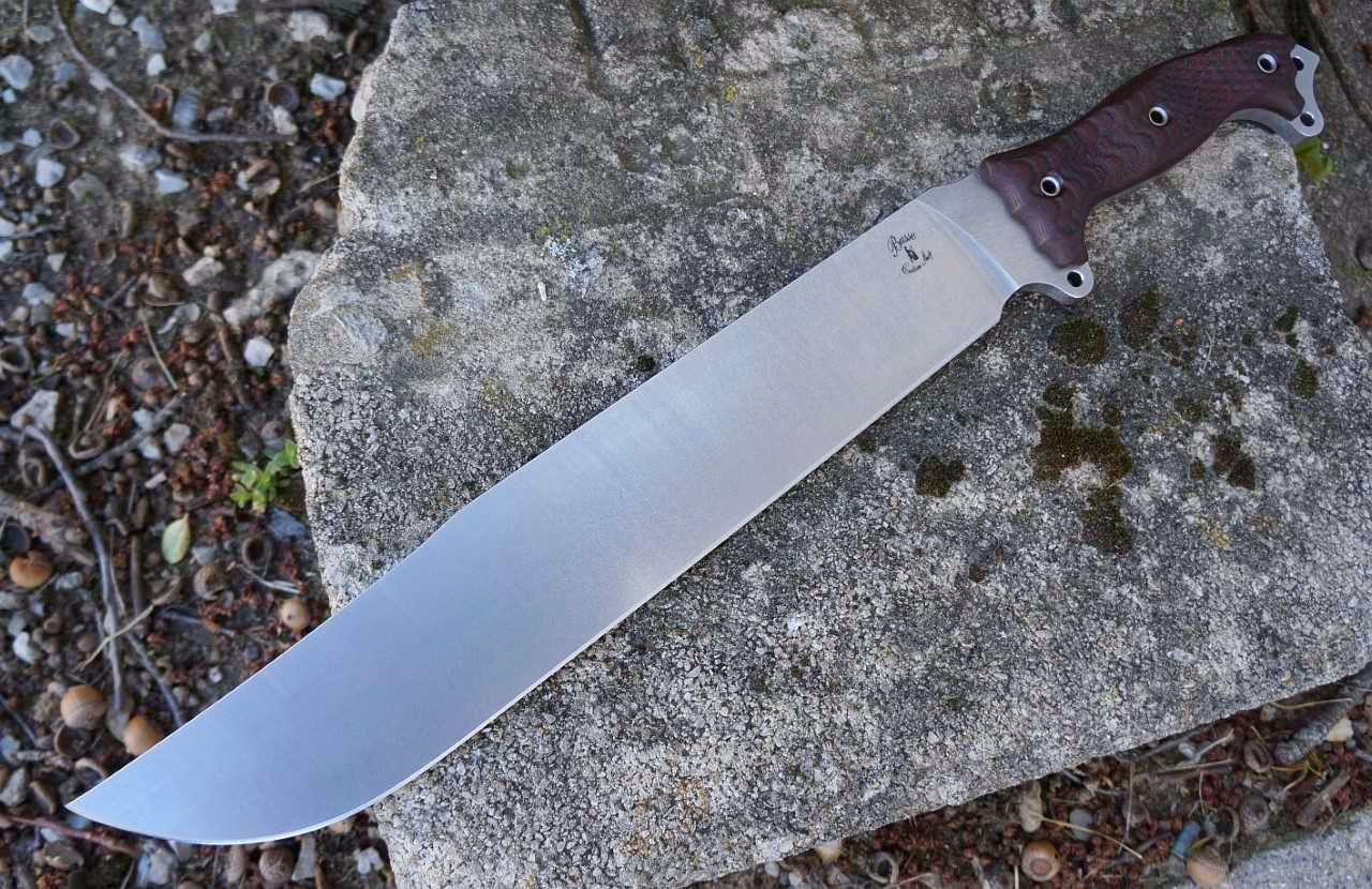 MOAB, Coated, Stonewashed, Satin Finish - BUSSE COMBAT KNIFE CO.