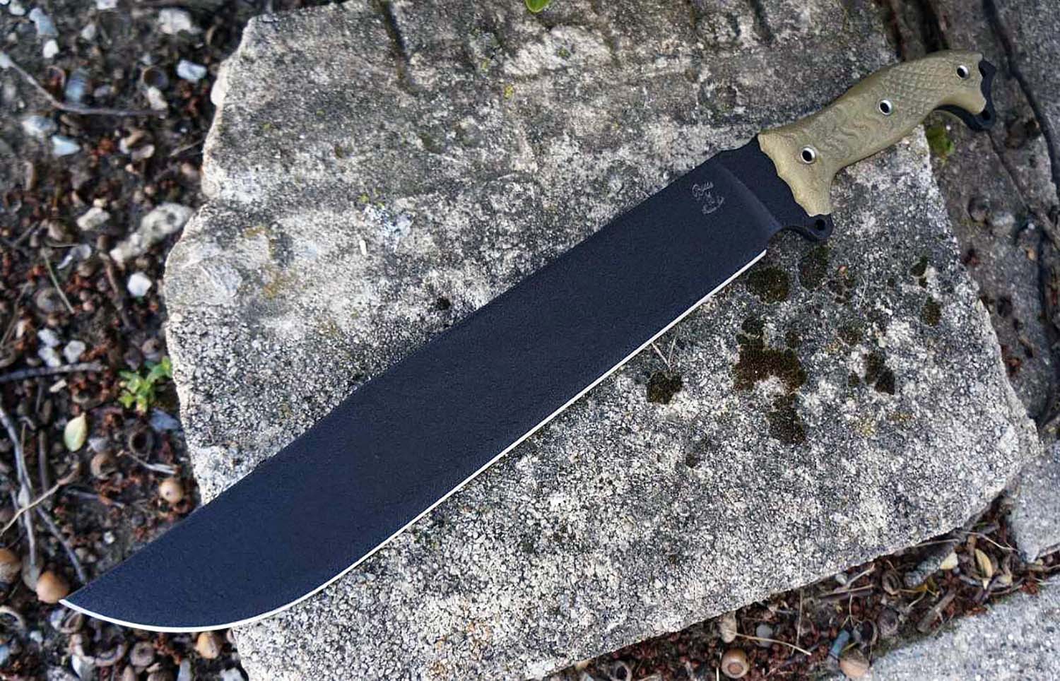 MOAB, Coated, Stonewashed, Satin Finish - BUSSE COMBAT KNIFE CO.