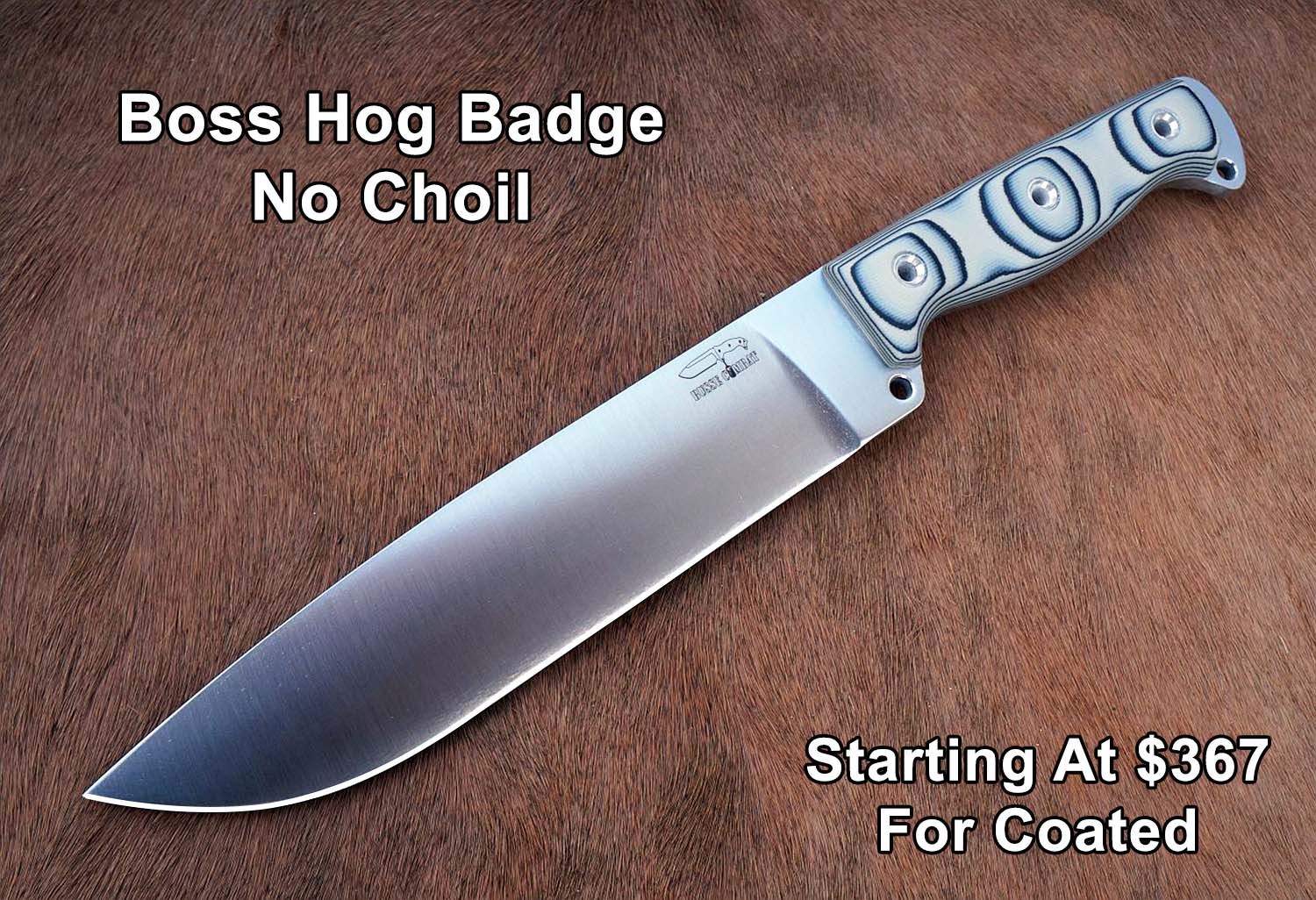 Boss HOG Badger, Coated, Stonewashed, or Satin Finish - BUSSE COMBAT ...
