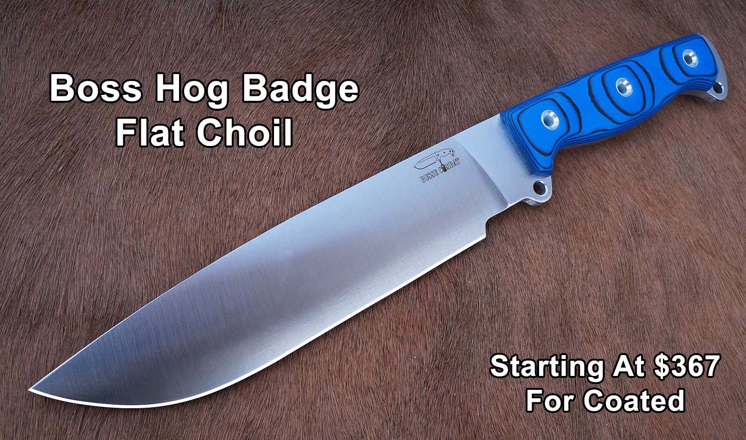 Boss HOG Badger, Coated, Stonewashed, or Satin Finish - BUSSE COMBAT ...