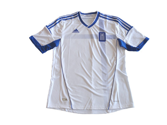 ADIDAS GREECE 2012 HOME JERSEY WHITE - Soccer Plus