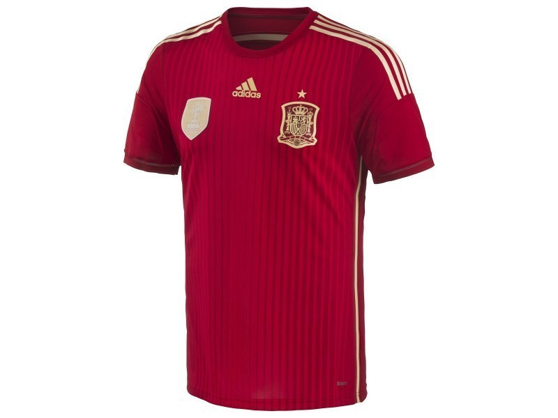 ADIDAS SPAIN 2014 HOME AUTHENTIC JERSEY - Soccer Plus