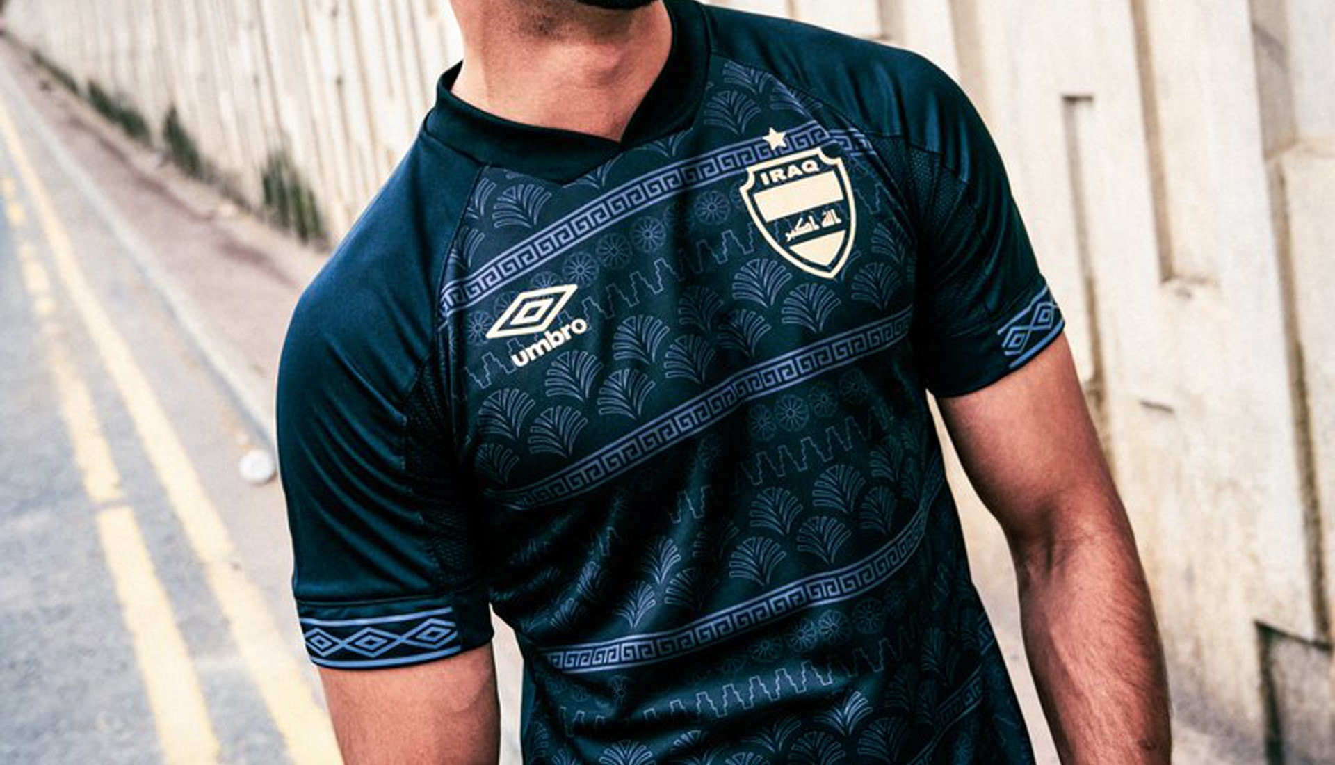 UMBRO IRAQ 21/22 THIRD JERSEY BLACK - Soccer Plus