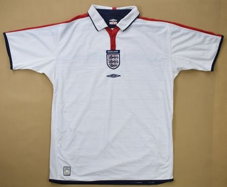 UMBRO ENGLAND 2004 HOME JERSEY - Soccer Plus