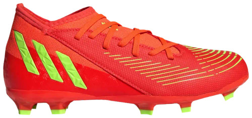 adidas Predator Edge.3 FG Jr Firm Ground Soccer Cleat - Solar Red/Solar ...