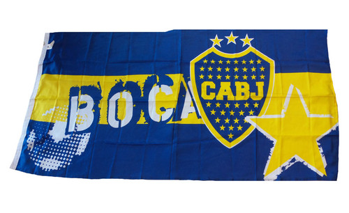BOCA JUNIORS BLUE/YELLOW FLAG - Soccer Plus