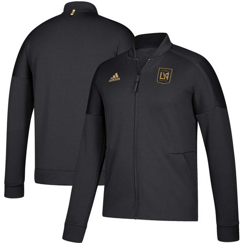 ADIDAS LAFC Black Anthem Full Zip ZNE Jacket - Soccer Plus