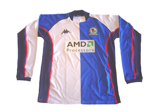 KAPPA BLACKBURN ROVERS 2003 HOME L/S JERSEY - Soccer Plus