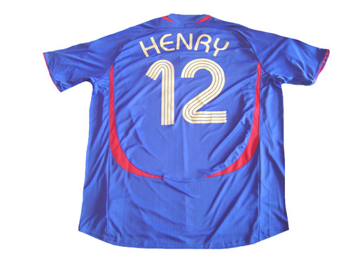 ADIDAS FRANCE 2006 HOME `HENRY` JERSEY - Soccer Plus