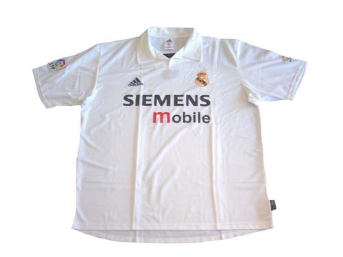 ADIDAS REAL MADRID 2002 HOME `RONALDO` ANNIVERSARY JERSEY - Soccer Plus