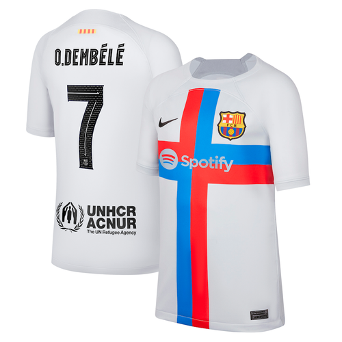 NIKE BARCELONA 2022/23 THIRD DEMBELE JERSEY - Soccer Plus