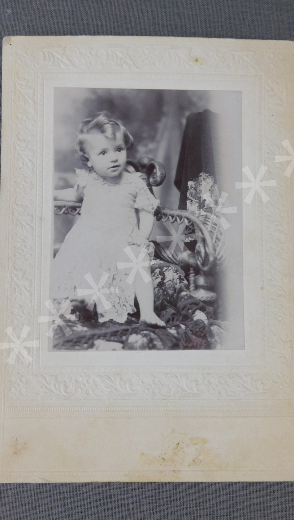 Vintage Baby and Fishbowl Cabinet Card Photo, Early 1900s Photograph ...