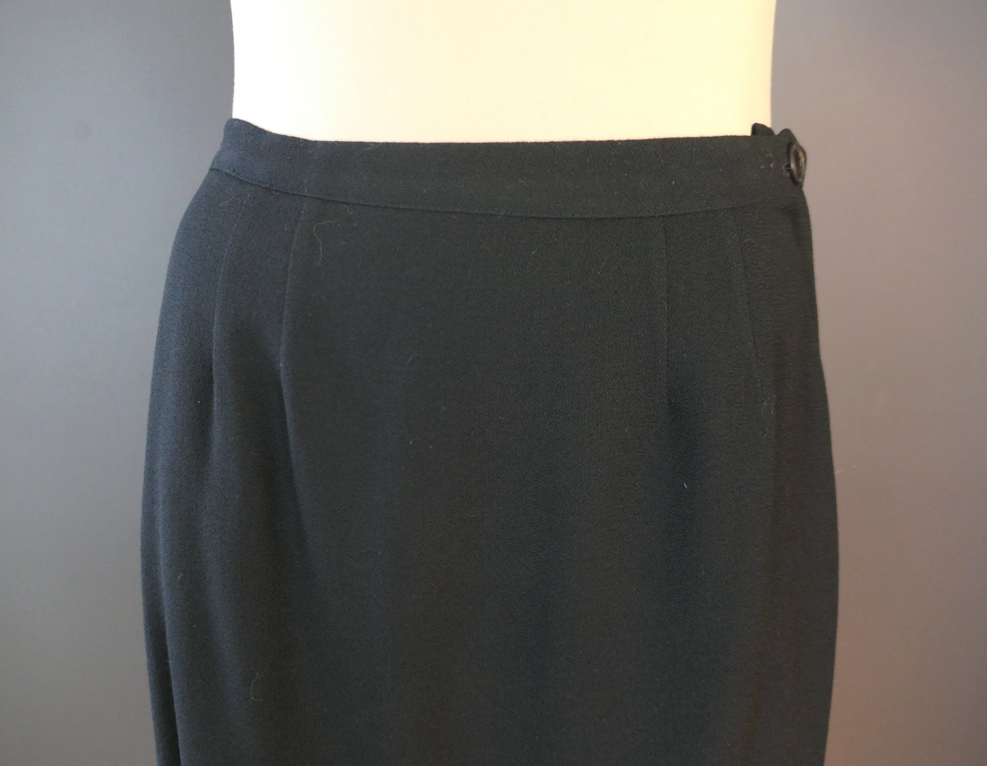 Vintage Black Suit 1960s Wool, 36 inch bust, Professional Business Office