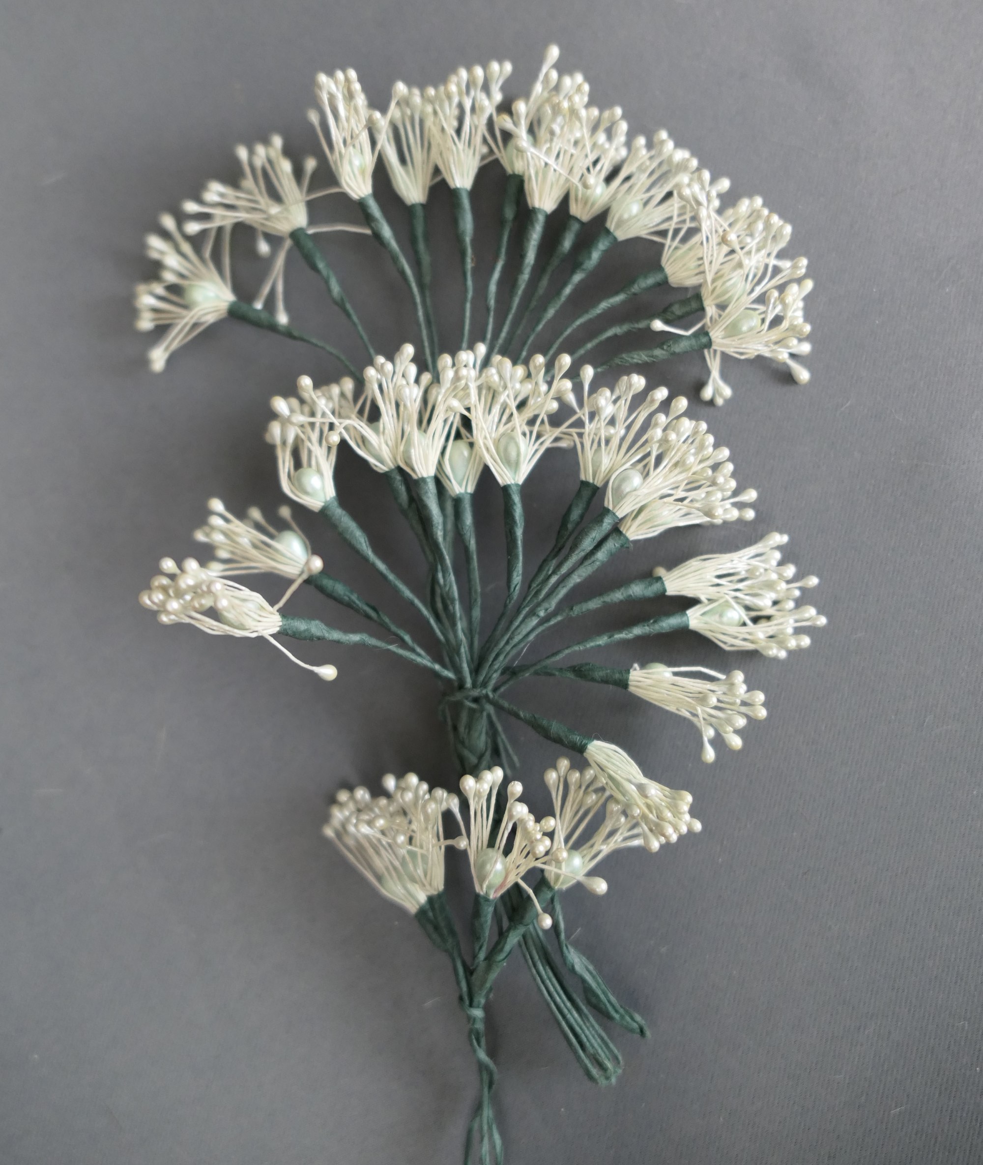 Group of Vintage Pale Mint Green Stamen Millinery Stems, 1950s 1960s 30 ...