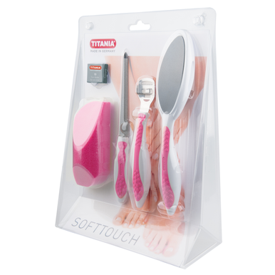 TITANIA® PEDIKIR SOFTTOUCH set 3025/4K B REW, 5/1 - beautystore.rs