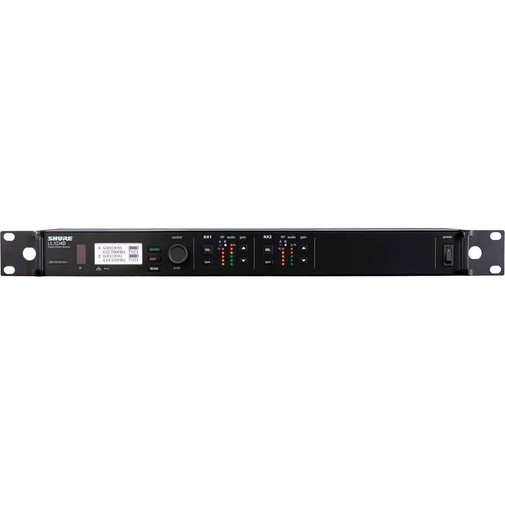 Shure Singapore | Shure Microphone Systems | Shure ULXD4D Dual-Channel ...
