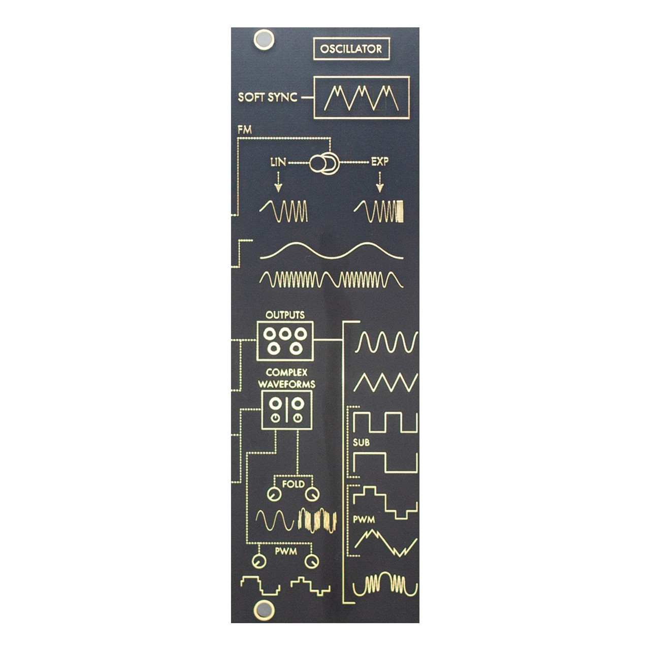 Instruo 8hp Eurorack Blank Panel Signal Sounds