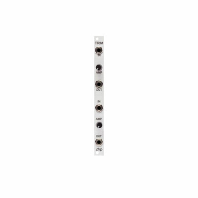2hp TRIM Eurorack Attenuator Module (Silver) at Signal Sounds
