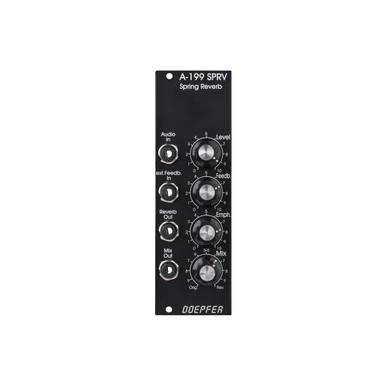 Doepfer A-199-V Eurorack Spring Reverb Module (Vintage Black) at Signal ...