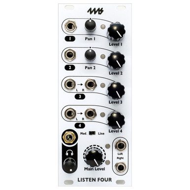 4ms Listen 4 Eurorack Audio Interface Module at Signal Sounds