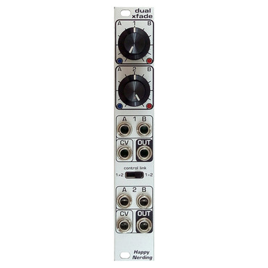 Happy Nerding Dual XFade Eurorack Crossfader Module (Silver) at Signal ...