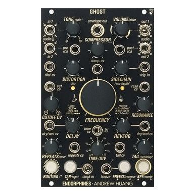 Endorphin.es Ghost Eurorack Audio Processor Module (Black) at Signal Sounds