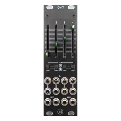 Michigan Synth Works Neutron Sound QMix Eurorack Quad Mixer Module (Black)