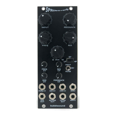 Bubblesound Springverb Eurorack Reverb Module at Signal Sounds