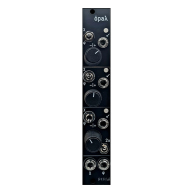 Nekyia Circuits Opal Eurorack Triple Switched Attenuverter Module at ...