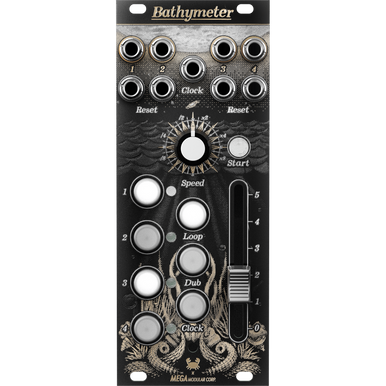 Mega Modular Corp Bathymeter Eurorack CV Recorder Module at Signal Sounds
