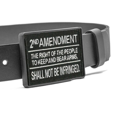 Second Amendment Leather Belt