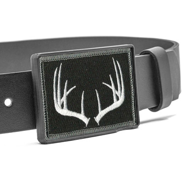 Antler Leather Belt