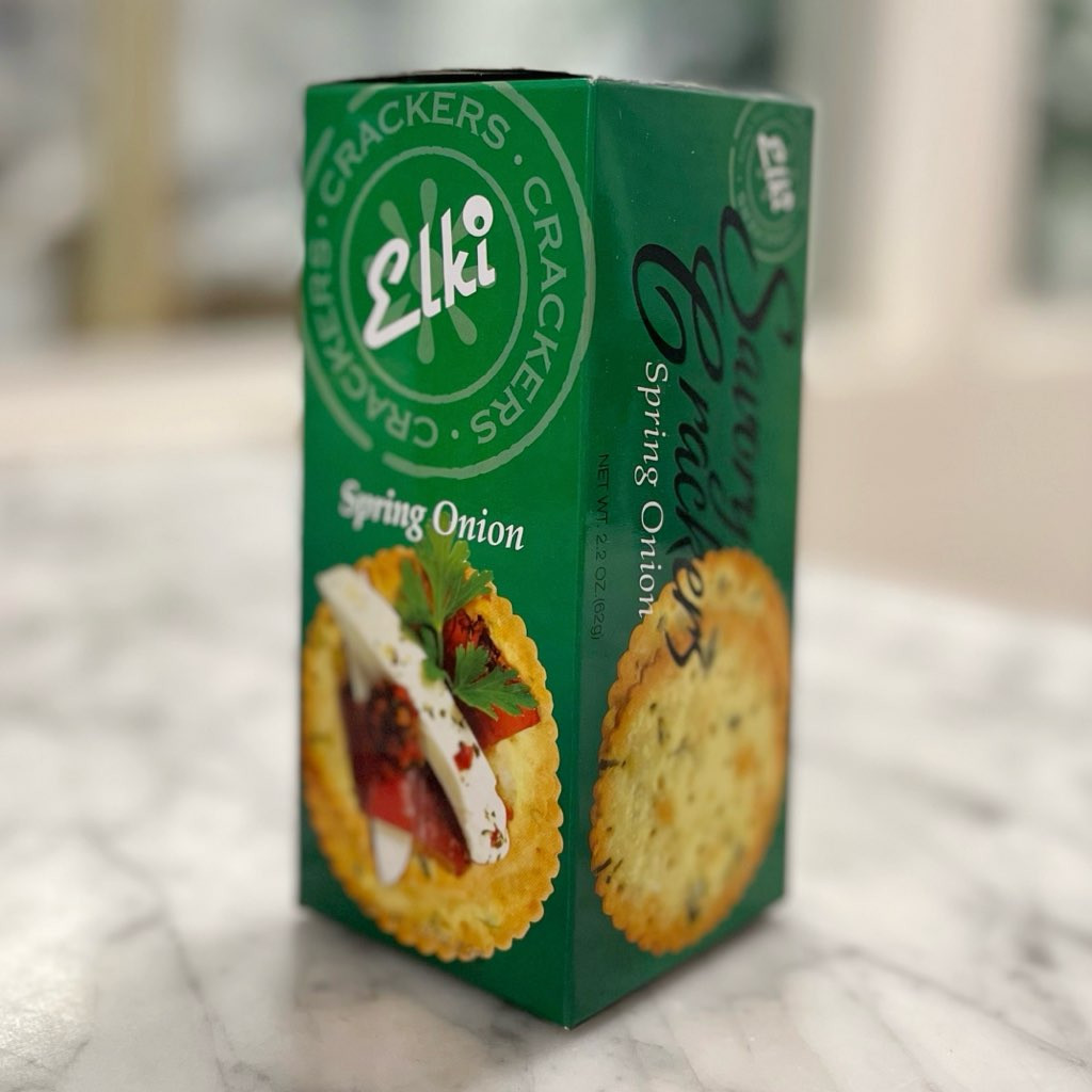 Elki Crackers - Spring Onion 2.2oz - d'Vine Gourmet