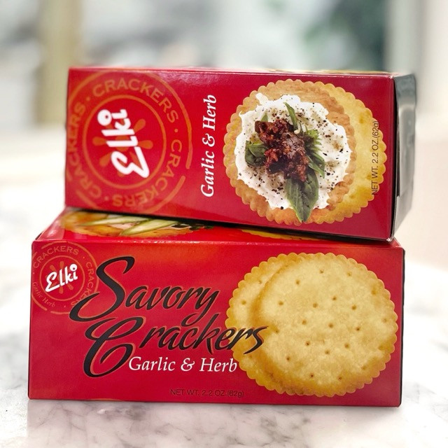 Elki Crackers Garlic And Herb 2 2oz Dvine Gourmet