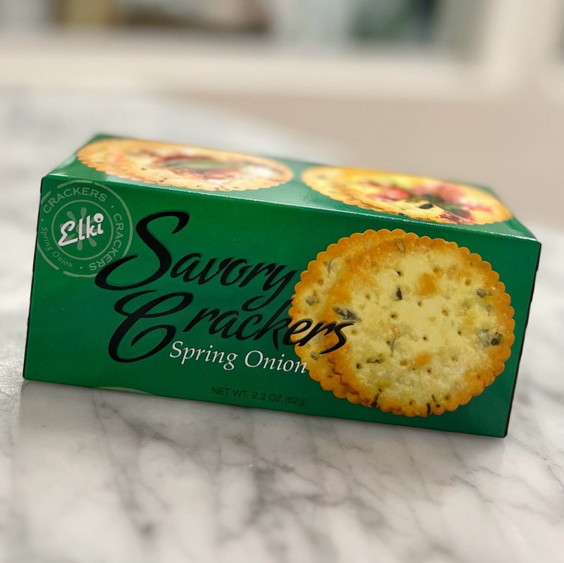 Elki Crackers - Spring Onion 2.2oz - d'Vine Gourmet