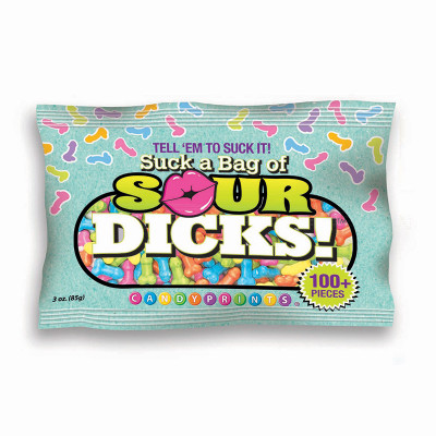 Candyprints Suck a Bag of Sour Dicks 3oz Bag | Cirilla's
