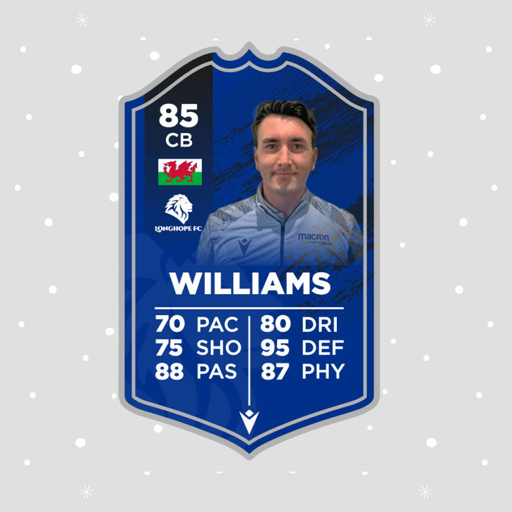 A4 Metal Football Stats Card