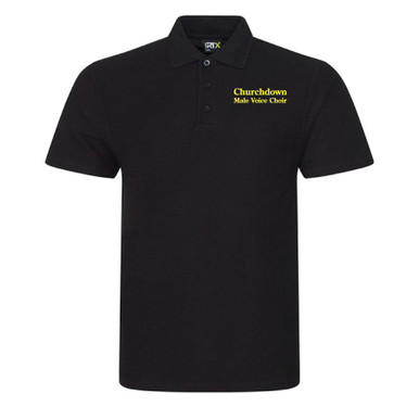 Churchdown Male Voice Choir Black Polo Shirt